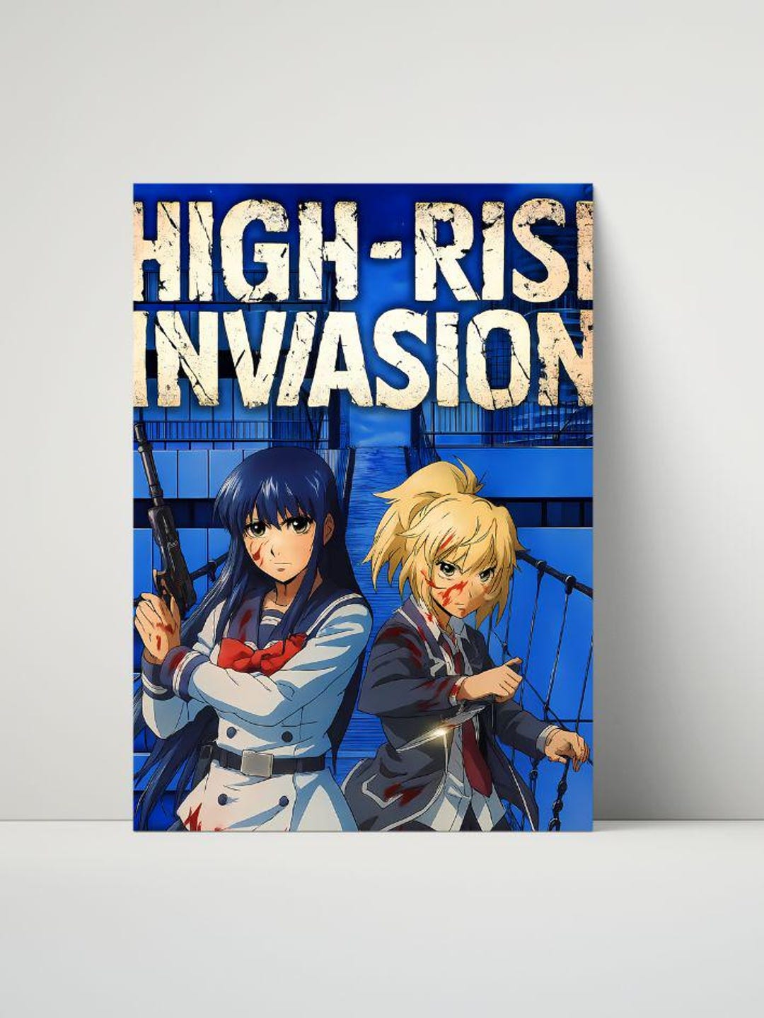 High-rise Invasion – Yuka & Yuri Battle Edition – 8x10 Metal Print ...
