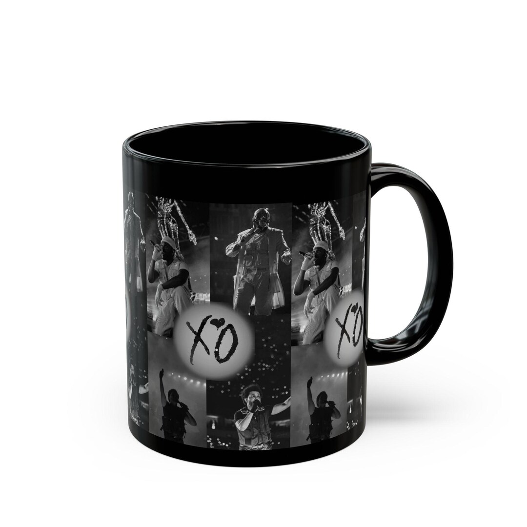 The Weeknd, Stylish Black Mug With XO Design for Music Lovers ...