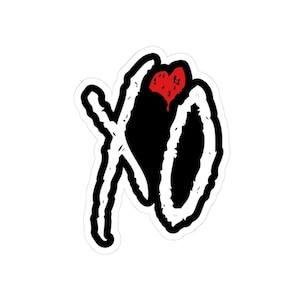 The Weeknd Stickers: Glossy Vinyl XO Decals - Etsy
