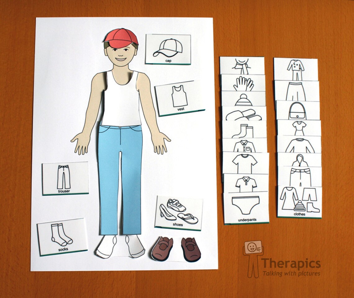Learning Pack for My Body and Clothing Digital Download - Etsy