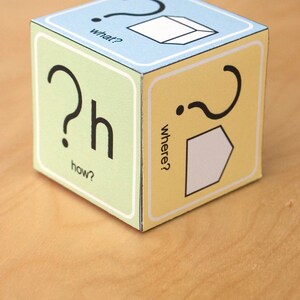 Wh Questions Dice - Digital Download - Etsy