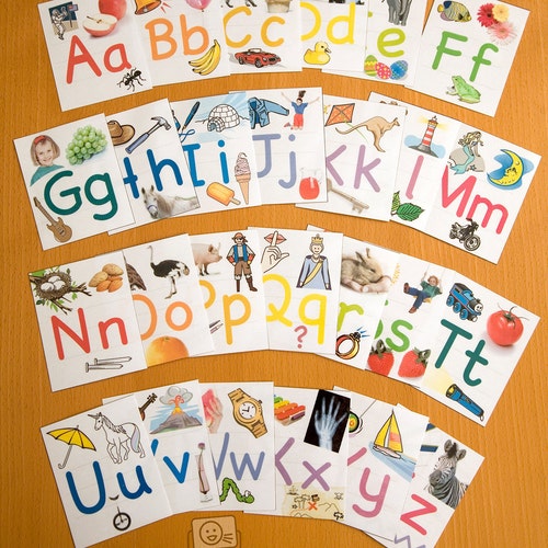 100 Common Objects Flash Cards - Etsy