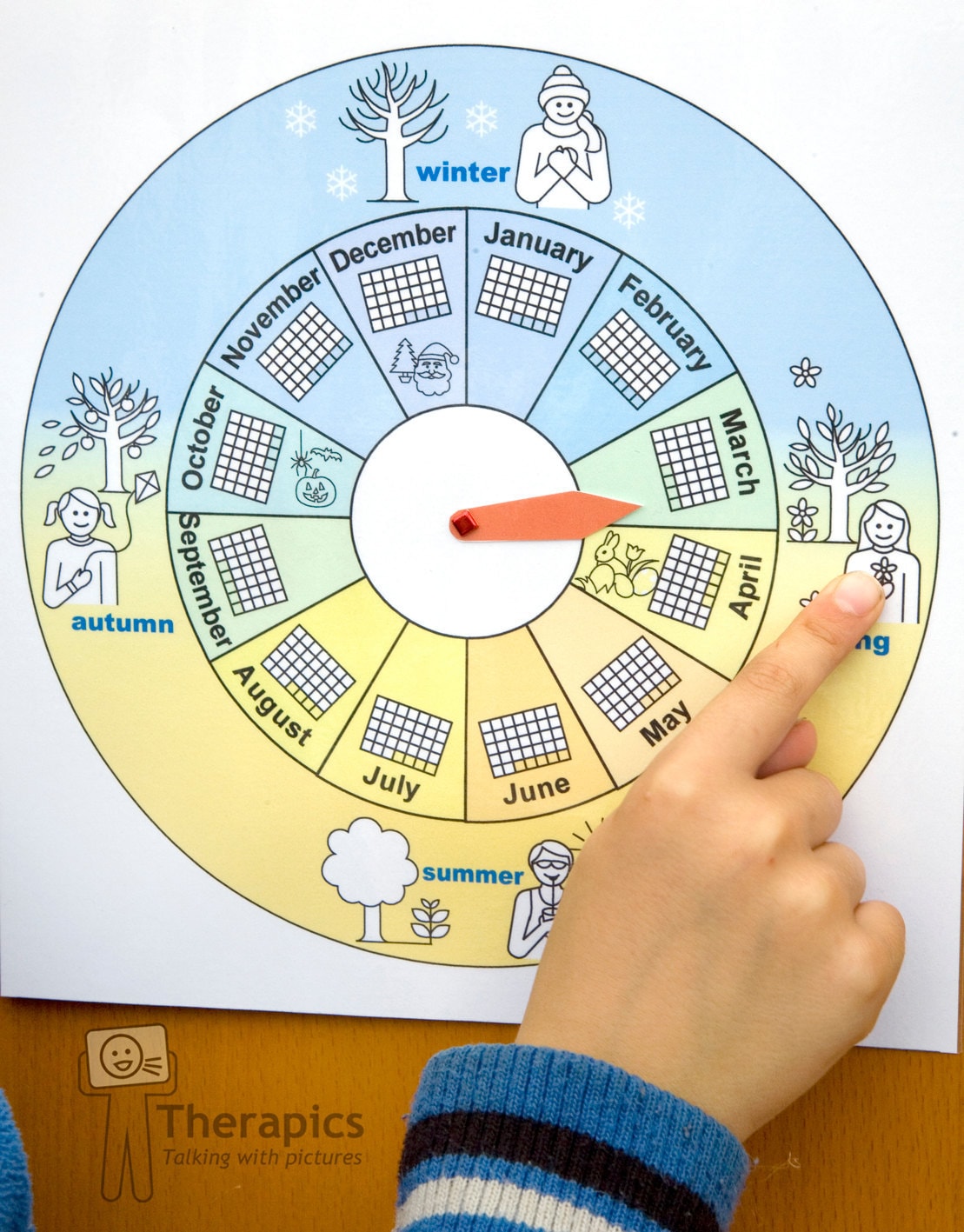 Months and Seasons Chart - Etsy