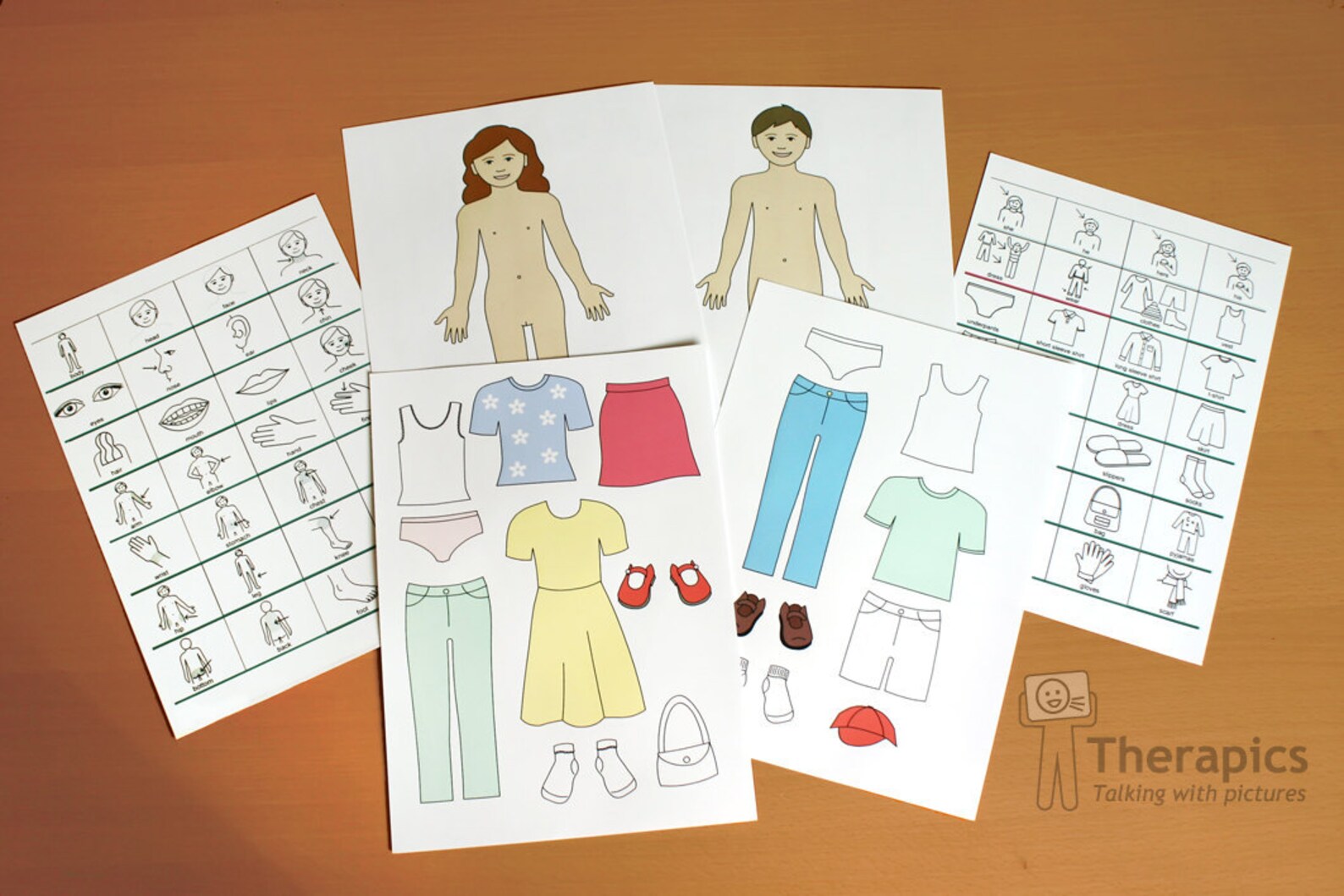 Learning Pack for My Body and Clothing Digital Download - Etsy