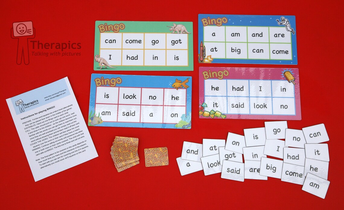 Bingo Dolch Words - Set 1 - Etsy