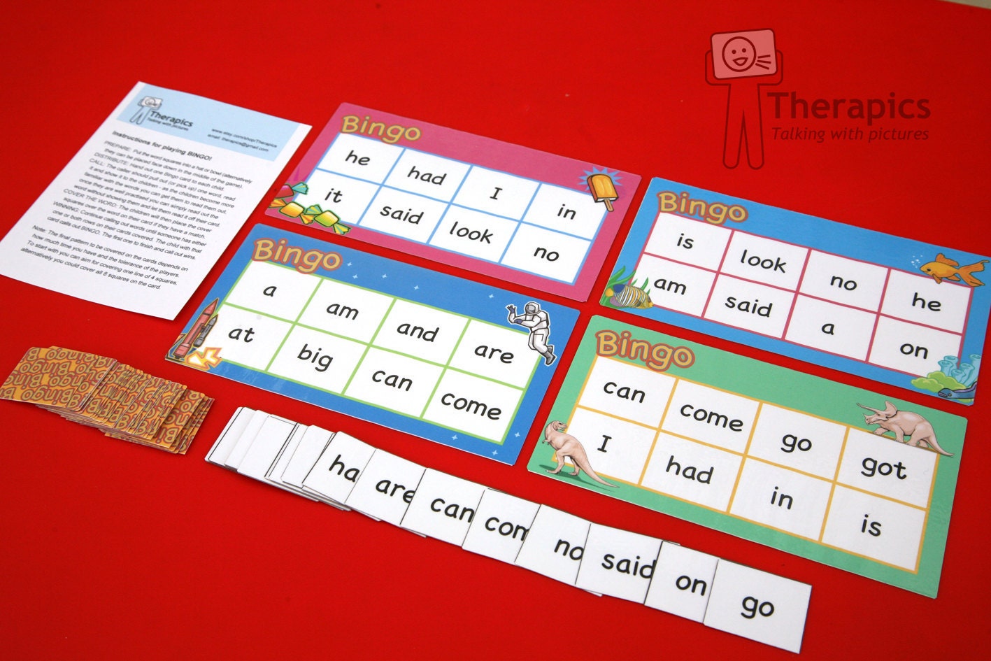 Bingo Dolch Words - Set 1 - Etsy