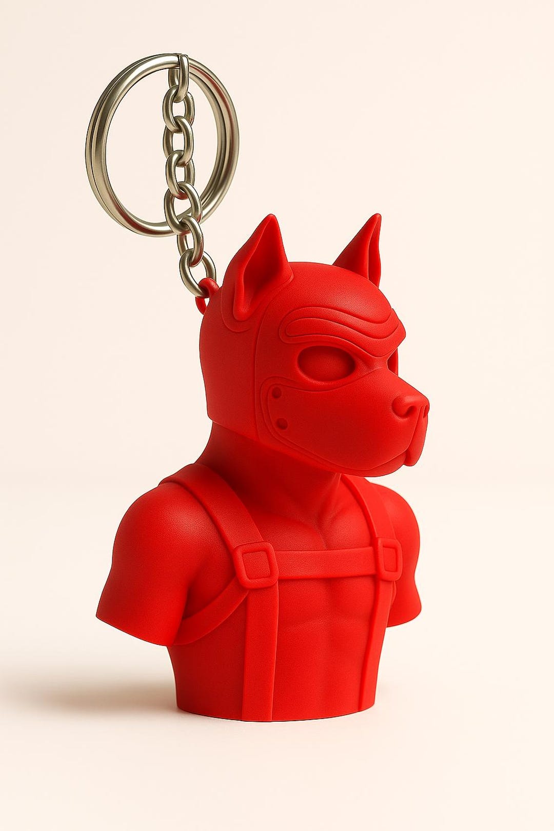 Puppy Play Keychain – Bold Dog Mask Bust in Multiple Colors - Etsy