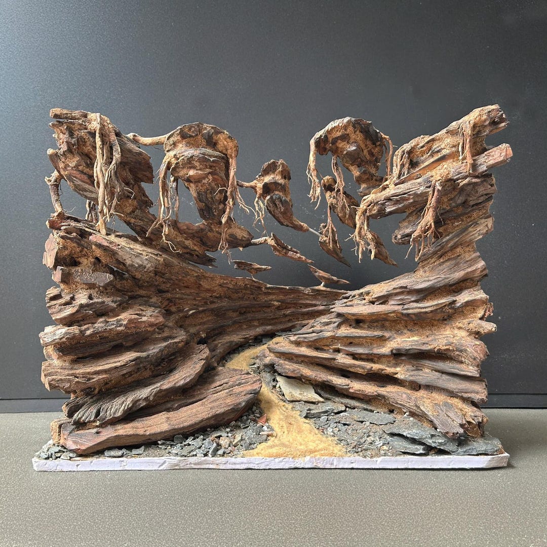 Aquarium Rock Cave Aquascape Driftwood Hardscape Aquascaping Stone Fish ...