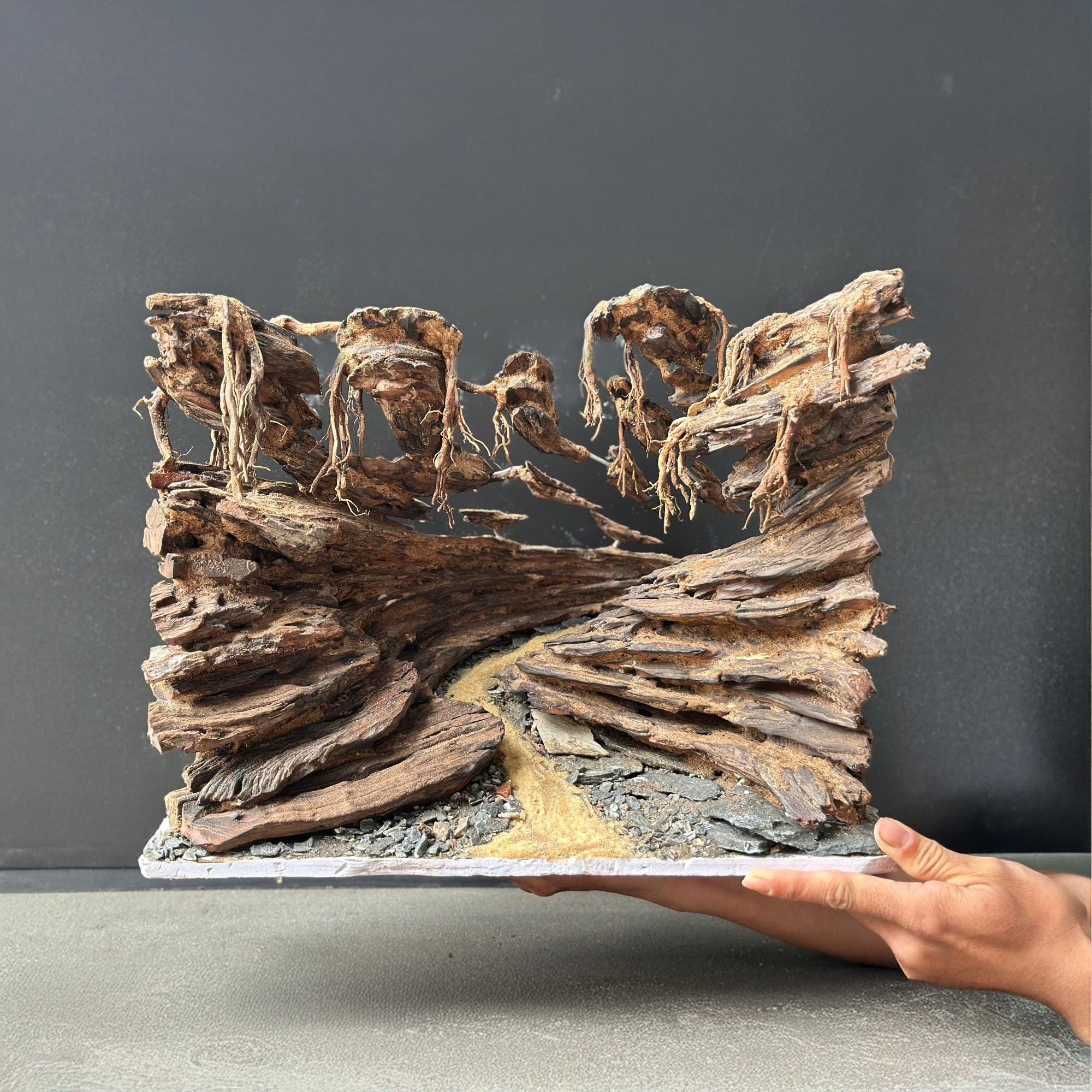 Aquarium Rock Cave Aquascape Driftwood Hardscape Aquascaping Stone Fish ...
