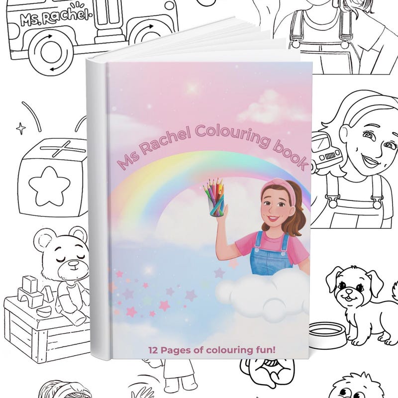 Ms Rachel Coloring Pages - Etsy