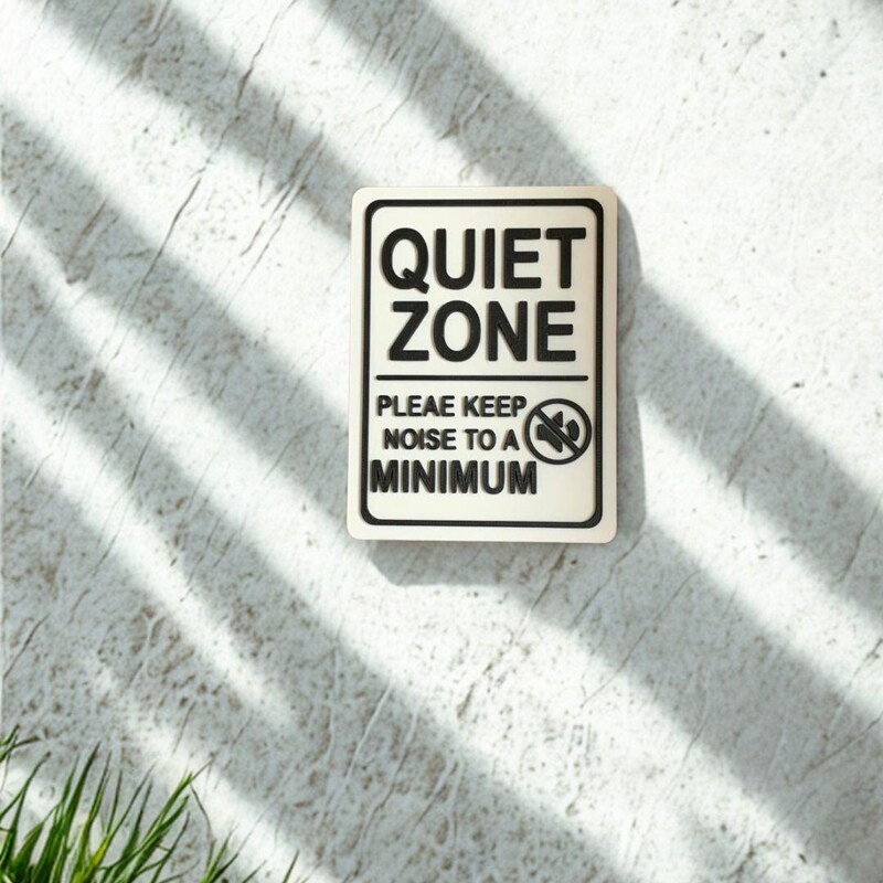 Quiet Zone Signs - Etsy