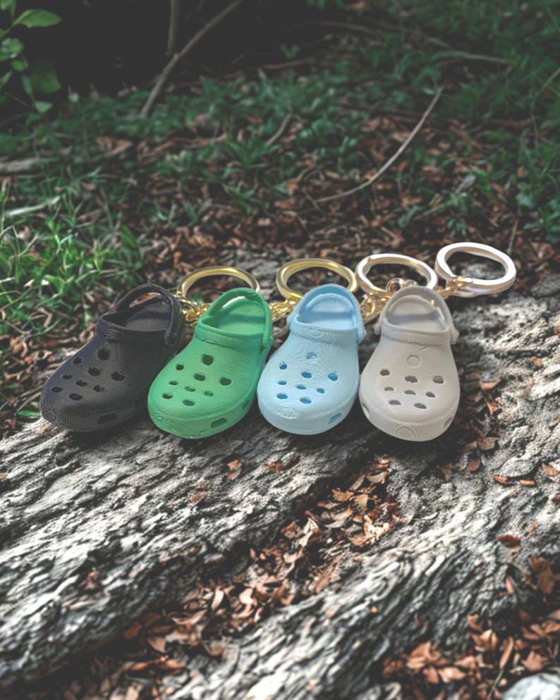 Mini Crocs Keychain STL File: 3D Printable Clog Design (digital ...