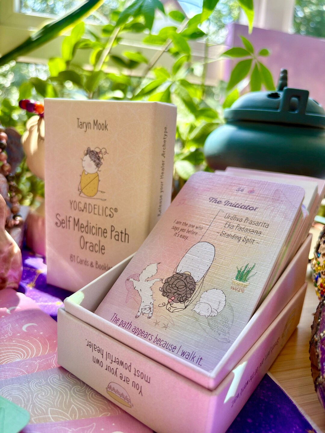 Yoga Oracle Deck: Self Medicine Path, Mindful Movement (61 Cards) - Etsy