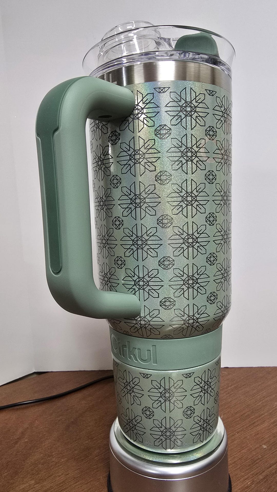 Sage Shimmer Green Cirkul Strawsip 30 Oz Tumbler Laser Engraved ...