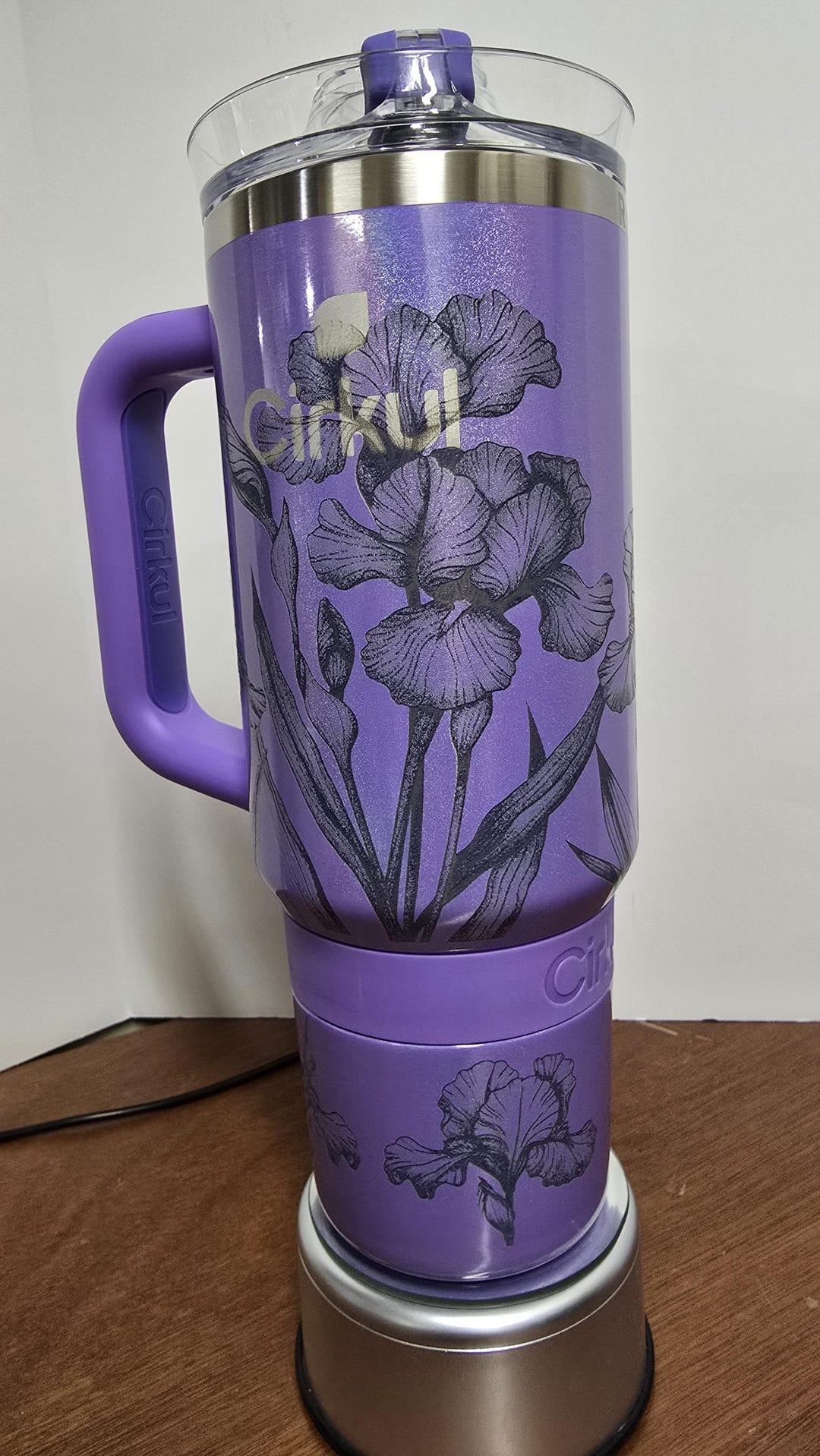 Orchid Shimmer Purple Cirkul Strawsip 30 Oz Tumbler Laser Engraved ...