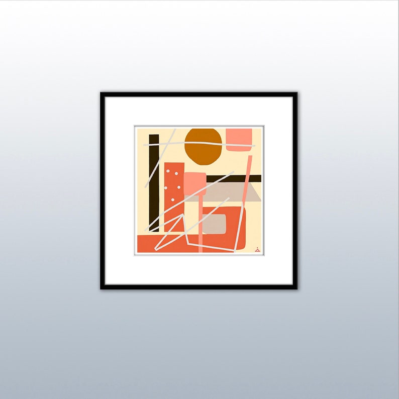 Poetry of Pain ~ Physical Print ~ Archival, Square Format, Abstract ...