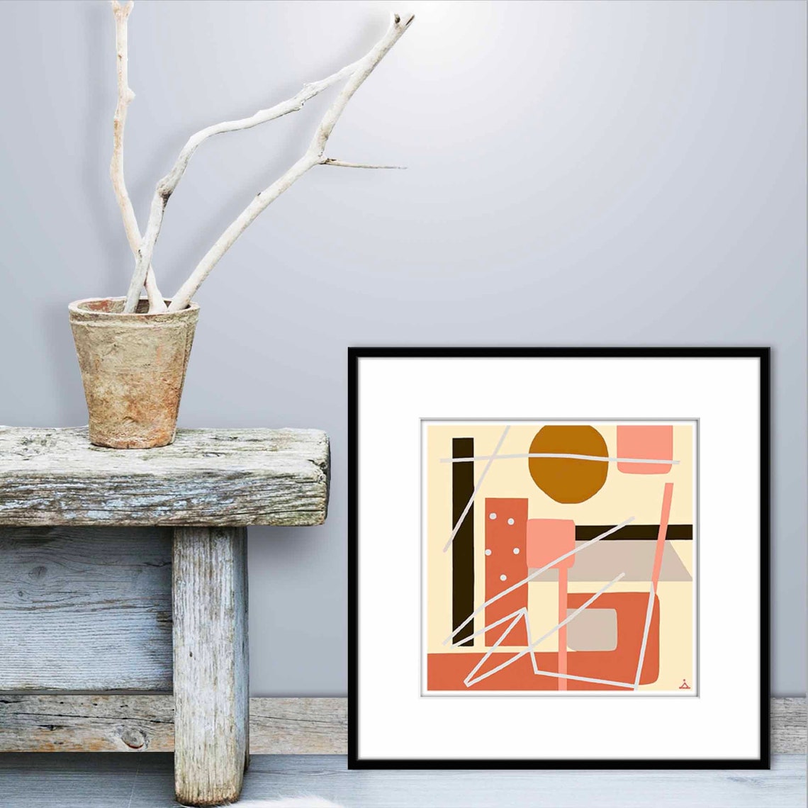 Poetry of Pain ~ Physical Print ~ Archival, Square Format, Abstract ...