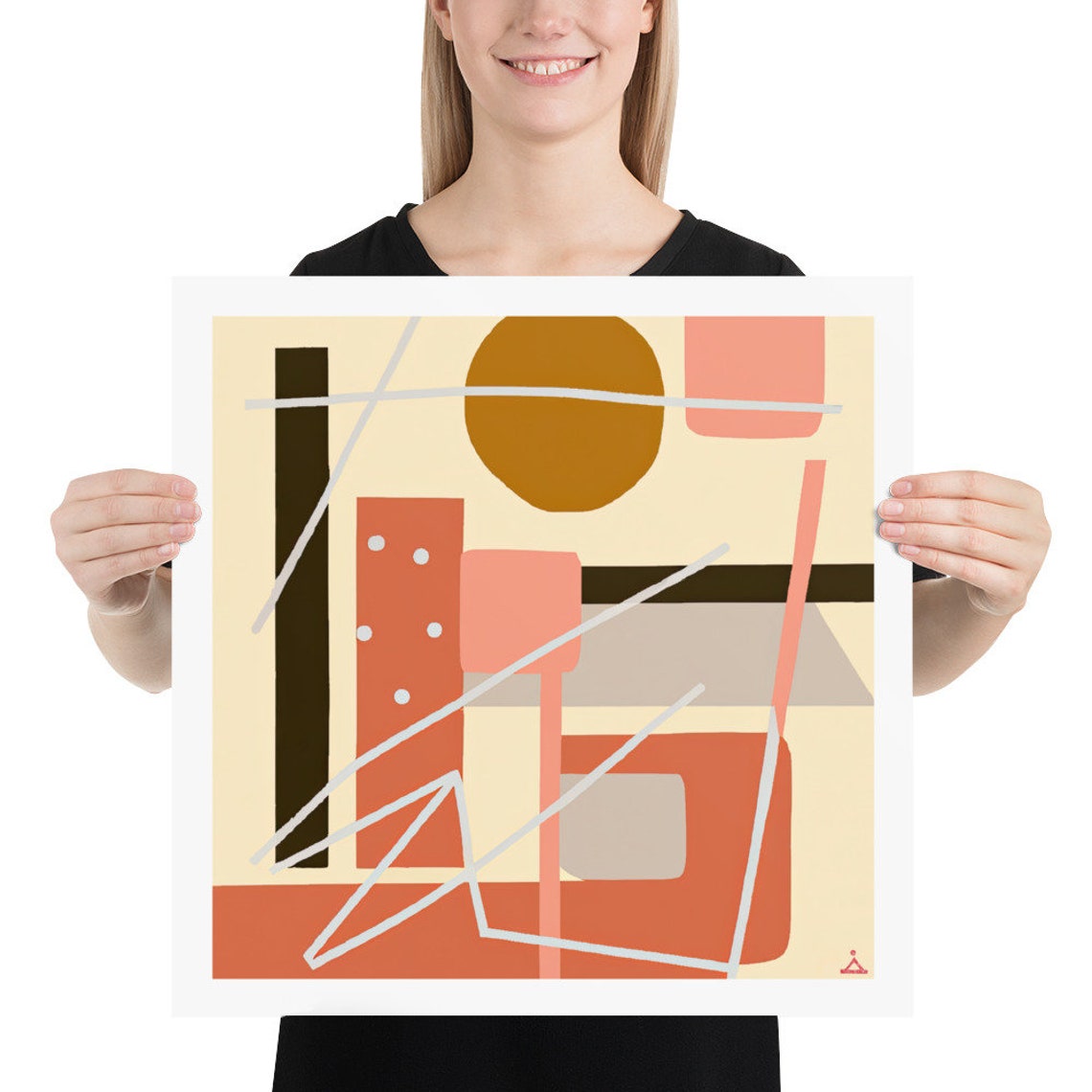 Poetry of Pain ~ Physical Print ~ Archival, Square Format, Abstract ...