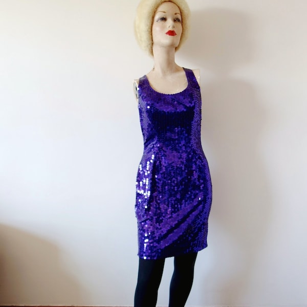Purple Mini Dress - Etsy