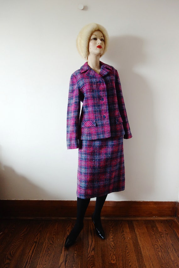 1960s Bold Plaid Wool Suit by Jack Clarke - Gem