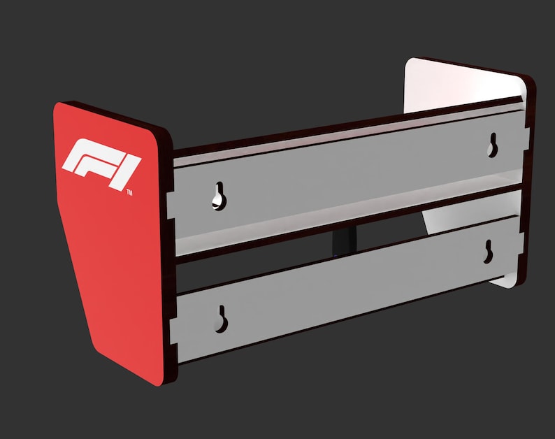 F1 Spoiler Wing Designed Wall Key Holder Svg and Dxf Files for Laser ...