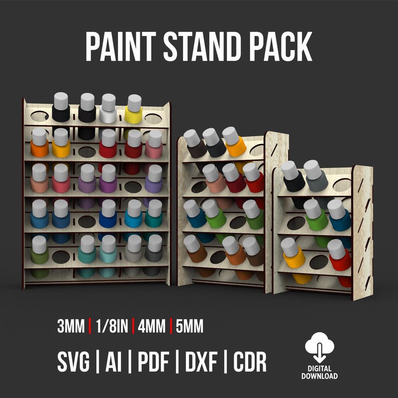 Paint Supply Cut File - Etsy