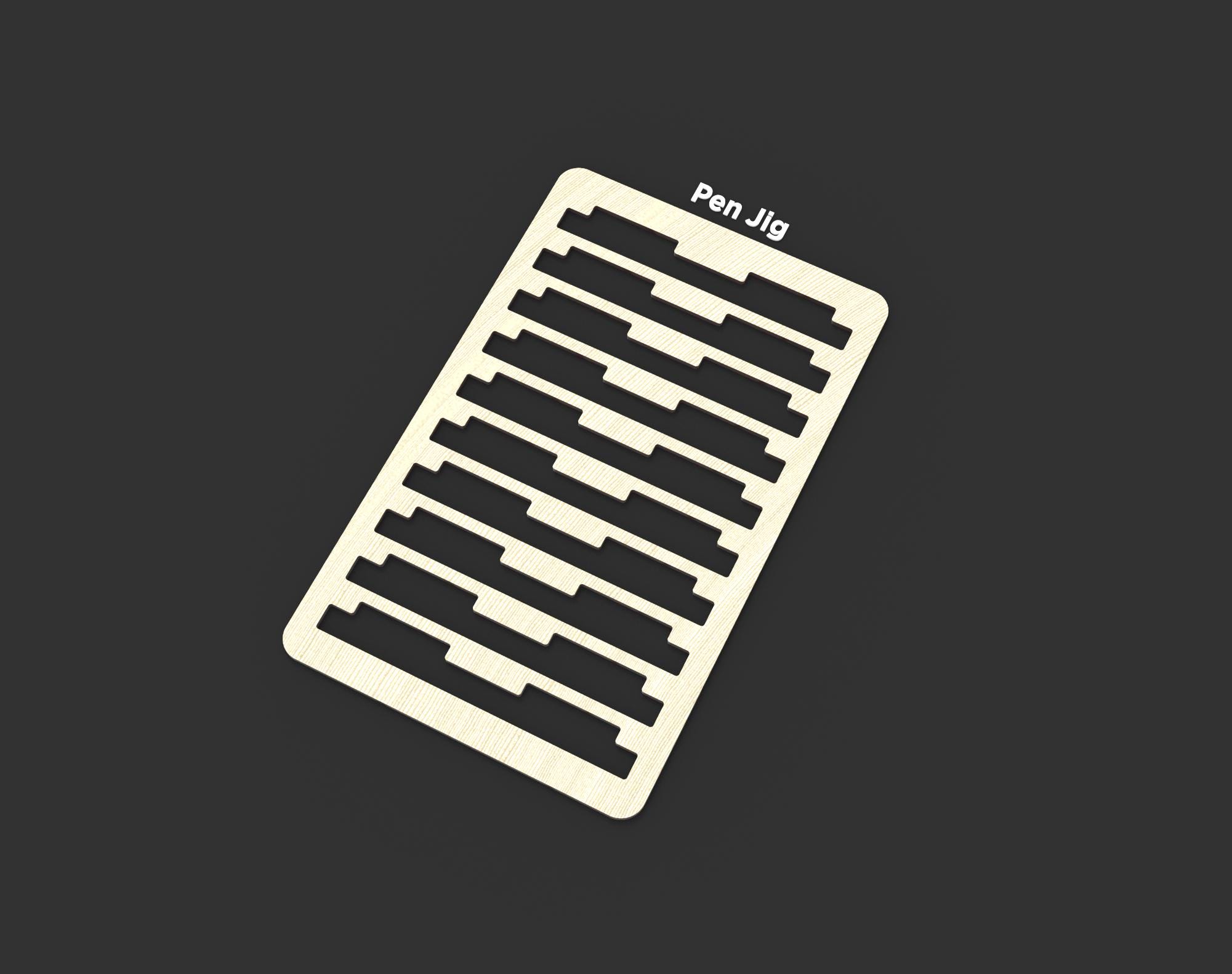 Pencil Engraving Jig | Laser Cut File for Personalized Pencils | Svg ...