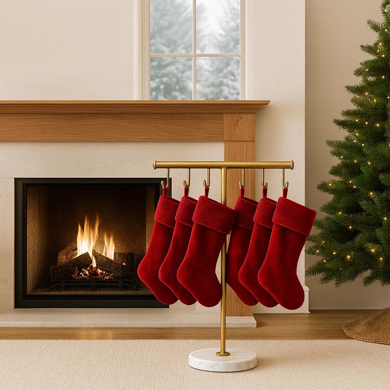 Coat Rack Stocking Holder - Etsy