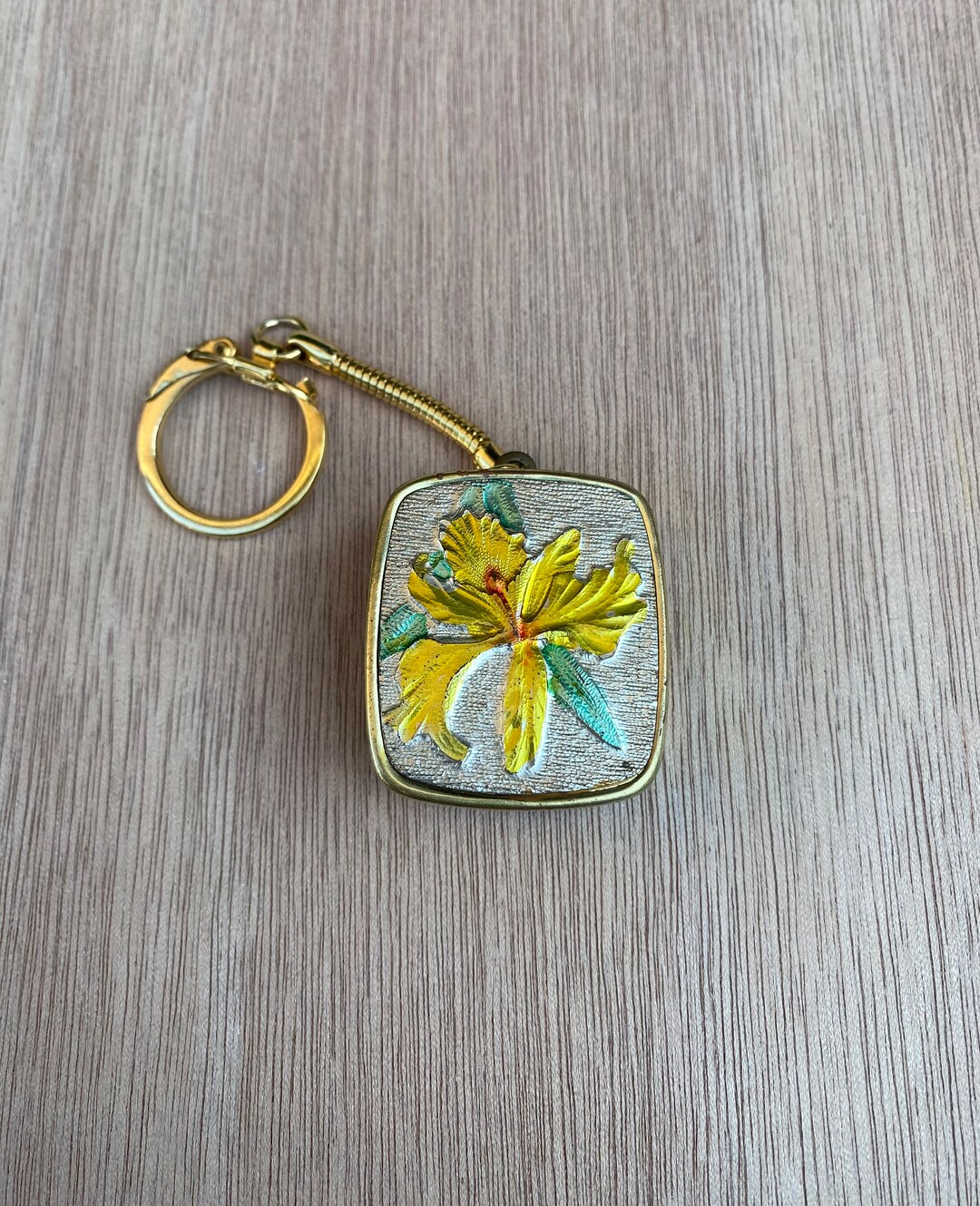 Awesome Vintage Sankyo Music Box Key Chain Cloisonné Flower - Etsy