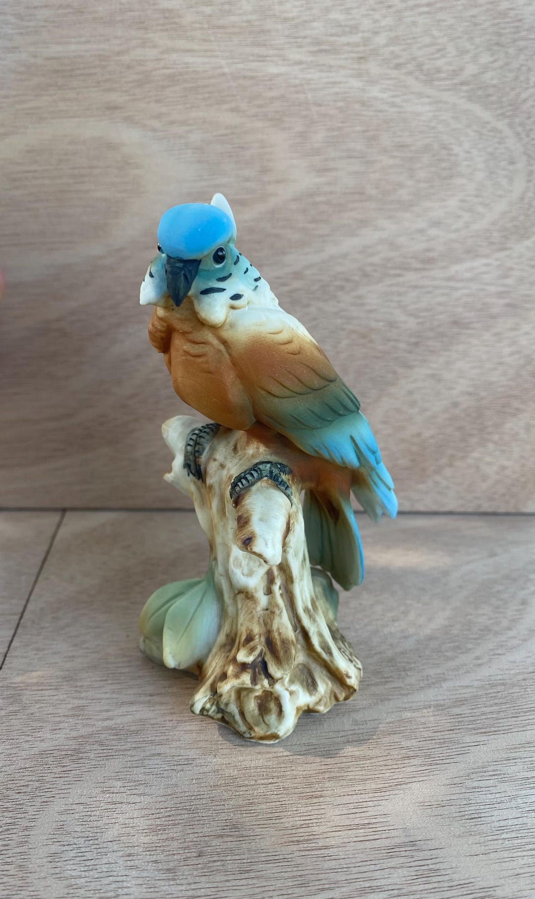 Stunning Vintage N Crown Blue Cockatoo Figurine - Etsy