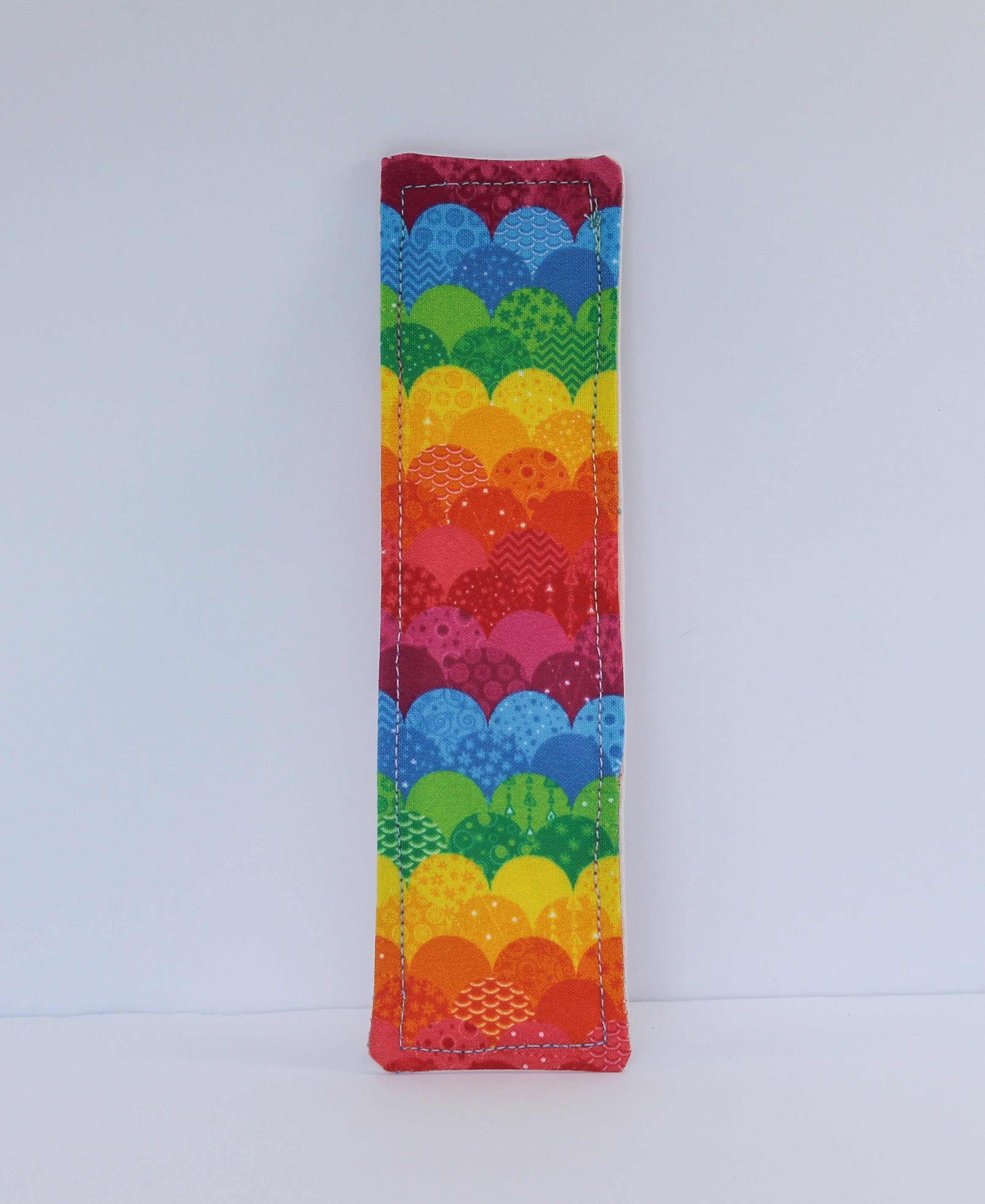 Rainbow Clamshell Bookmark Fabric Bookmark Bookmark - Etsy
