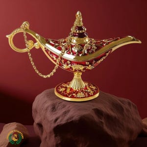 Vintage Wishing Lamp Magic Genie Lamp Home Decor Antique-style ...