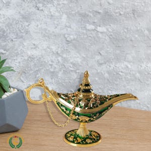 Vintage Wishing Lamp Magic Genie Lamp Home Decor Antique-style ...