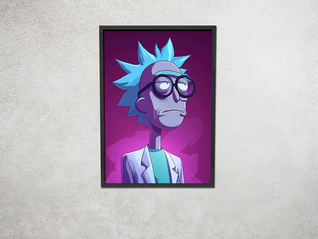 Rick and Morty Poster Print Wall Art Decor Gift A3,A4,A5 Size Many ...