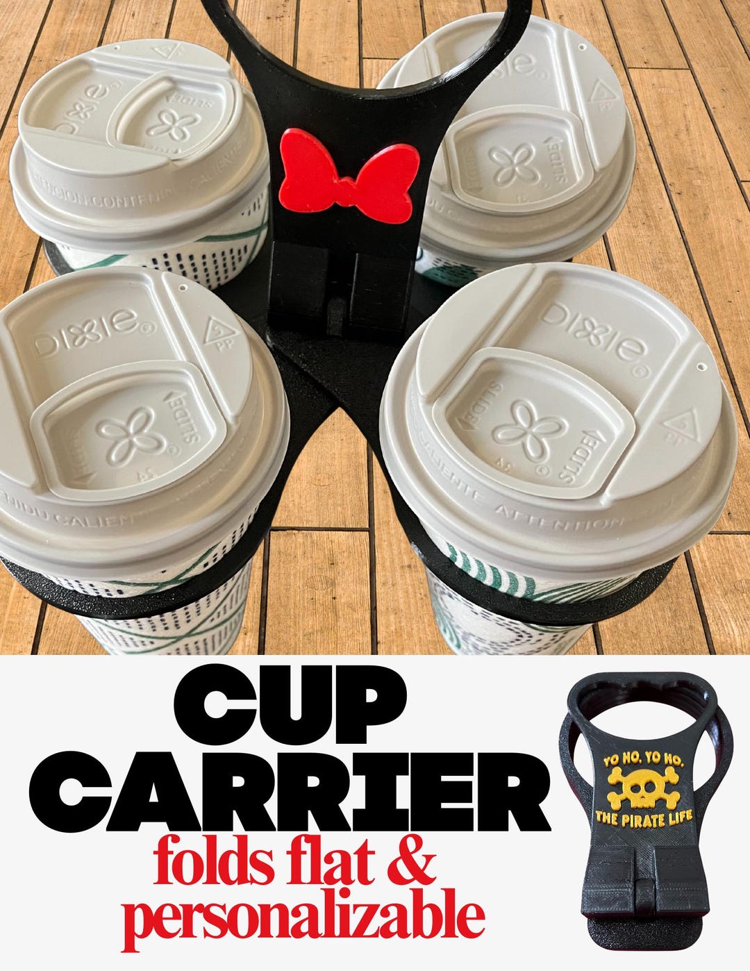 Cruise Ship and Other Fun Images Folding Cup Carrier Perfect for ...