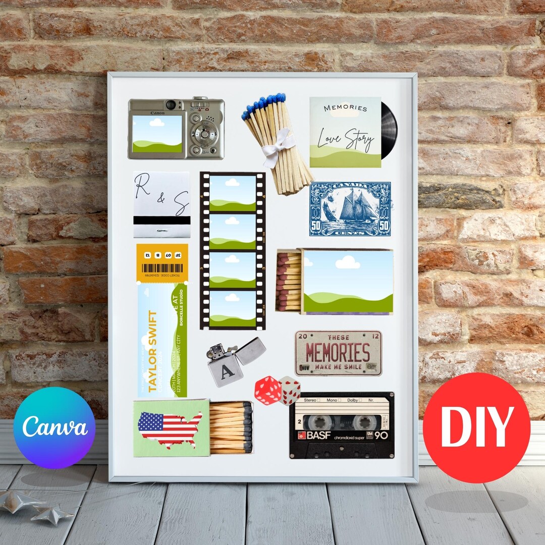 Editable Matchbook Poster | Custom Digital Matchbox Art | 18"x24 ...