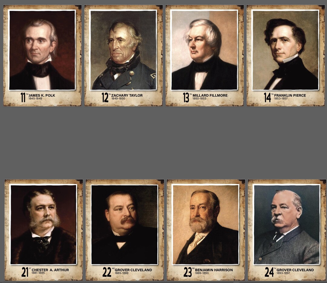 PRINTABLE 47 United States Presidents Chart Jpeg – Instant Digital ...
