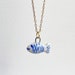 Little Fish. Porcelain Charm. Cute, Delicate Fish Charm. Hand Painted ...