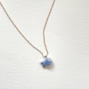 Little Fish. Porcelain Charm. Cute, Delicate Fish Charm. Hand Painted ...