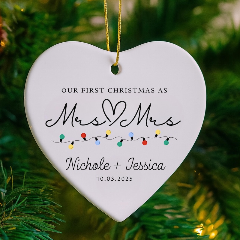 Mr & Mrs Lgbt Ornament - Etsy
