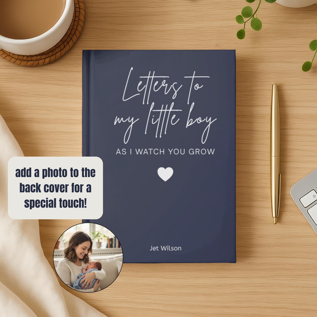 Letters to My Little Boy Journal | Personalized Keepsake Book | Custom ...