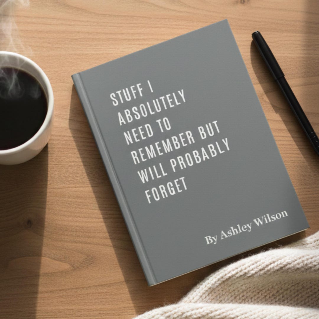 Custom Journal | Stuff I Need to Remember but Will Probably Forget ...