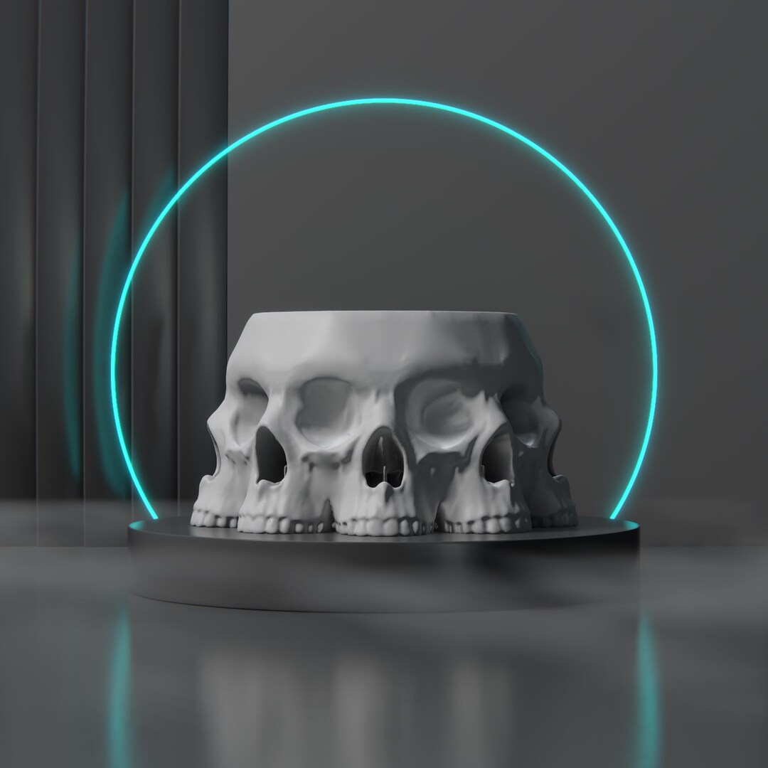 Multi Skull Bowl - Digital File Only - for 3D Printing - Etsy