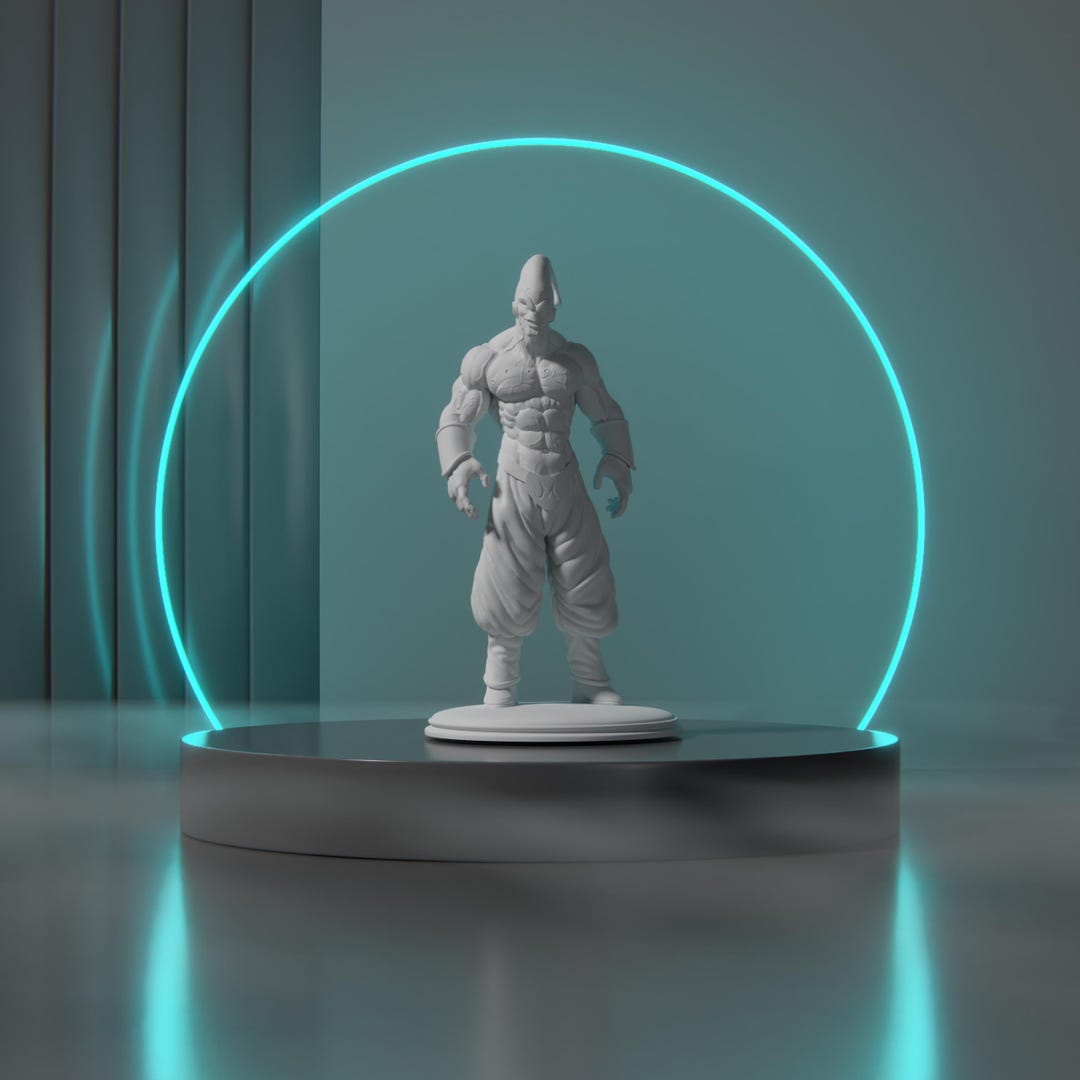 Evil Majin-style Alien Inspired Figurine STL File - Digital File Only ...
