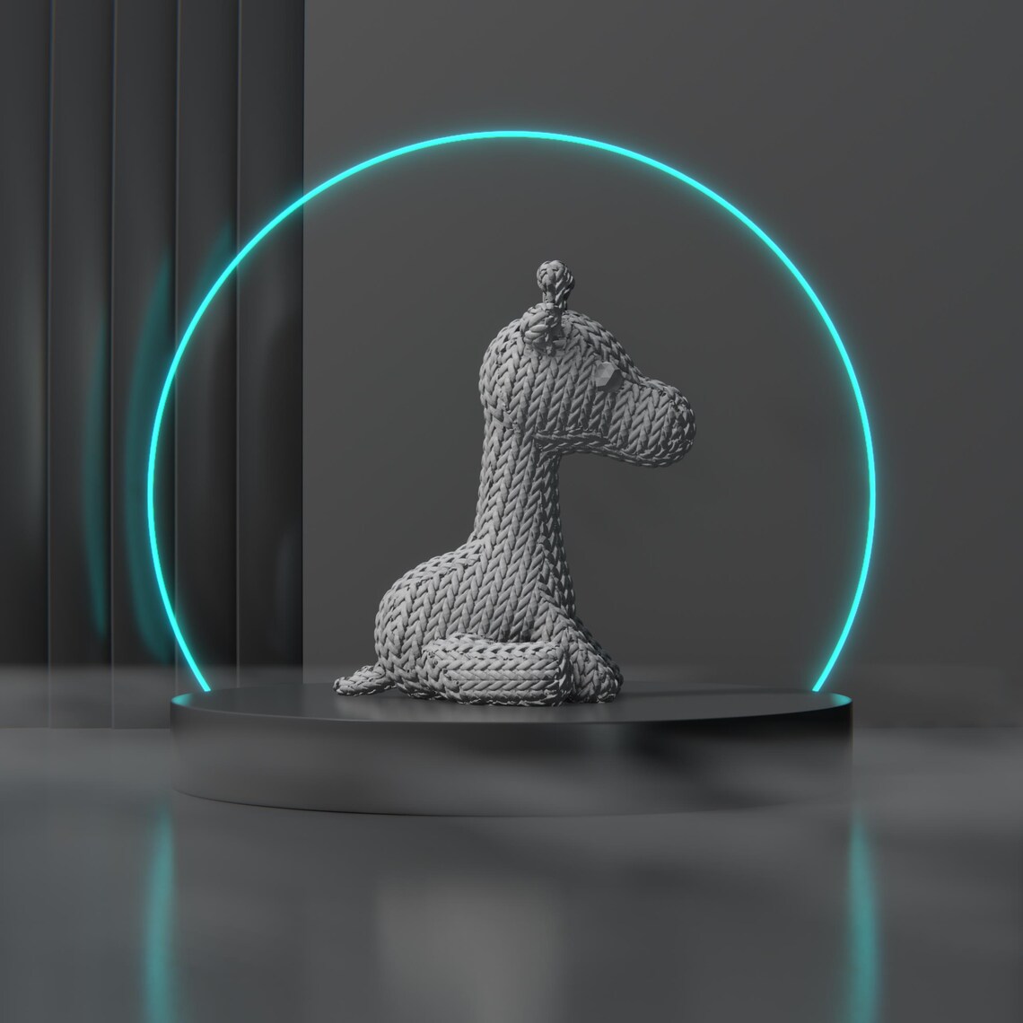 Knitted Giraffe - Digital STL File - for 3D Printing - Etsy