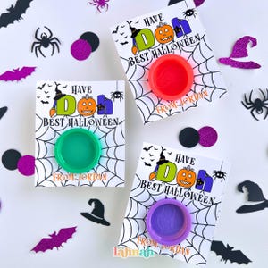 Halloween Play-doh Favor – Kids Trick-or-treat Giveaway – Non-candy ...