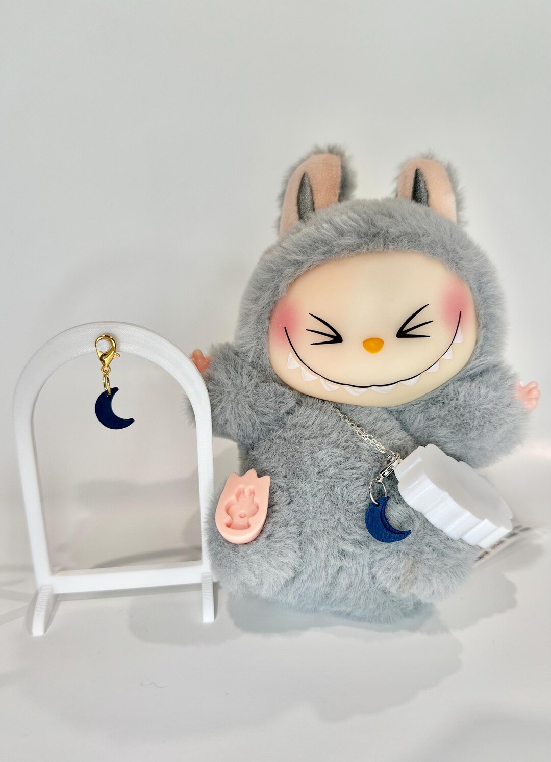 Labubu Purse Moon Charm - Etsy