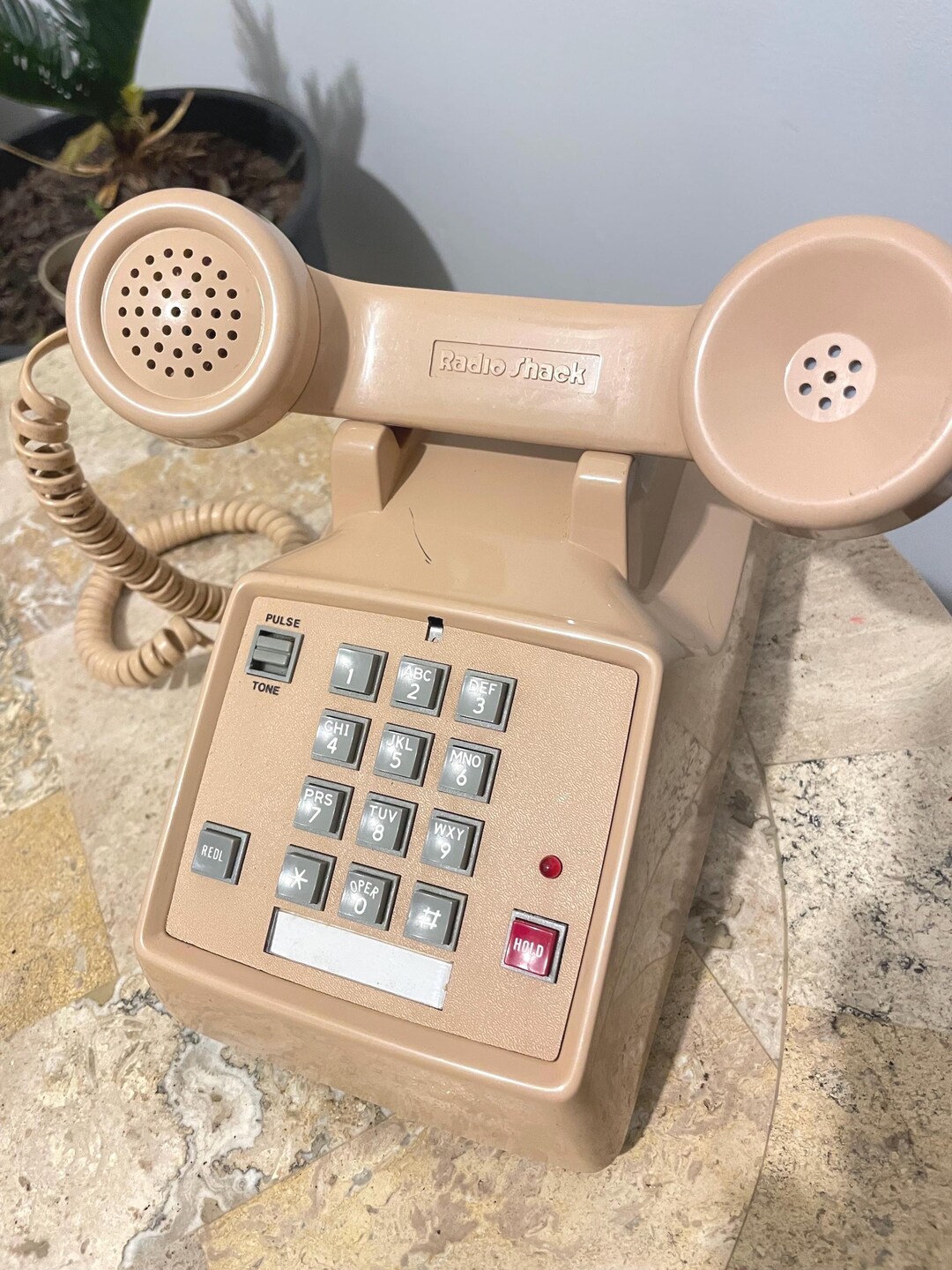 Vintage Plush 1980s Rotery Radioshack Phone NO 43 375 | Old School Home ...