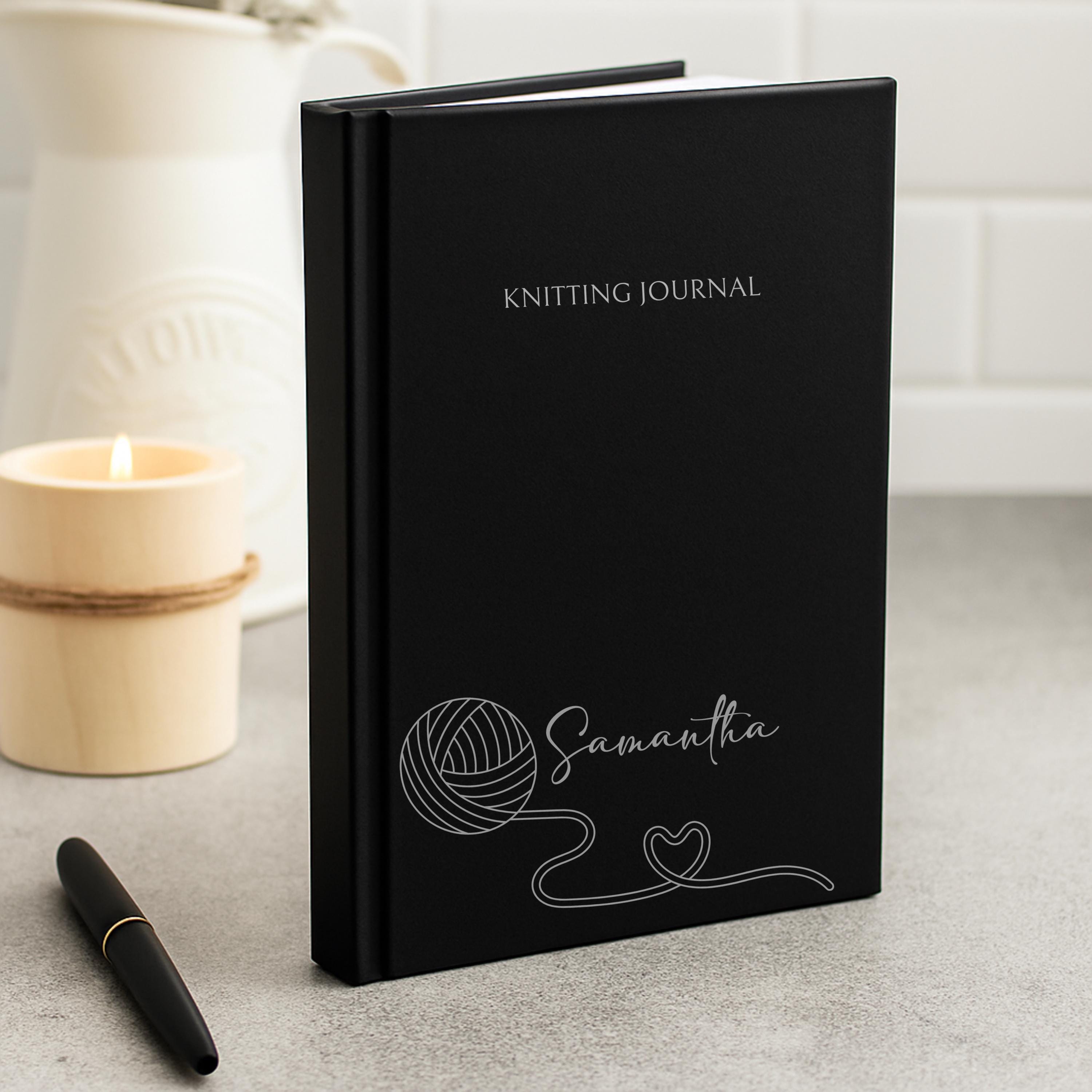 Personalized Knitting Journal, Custom Knitting Project Journal ...