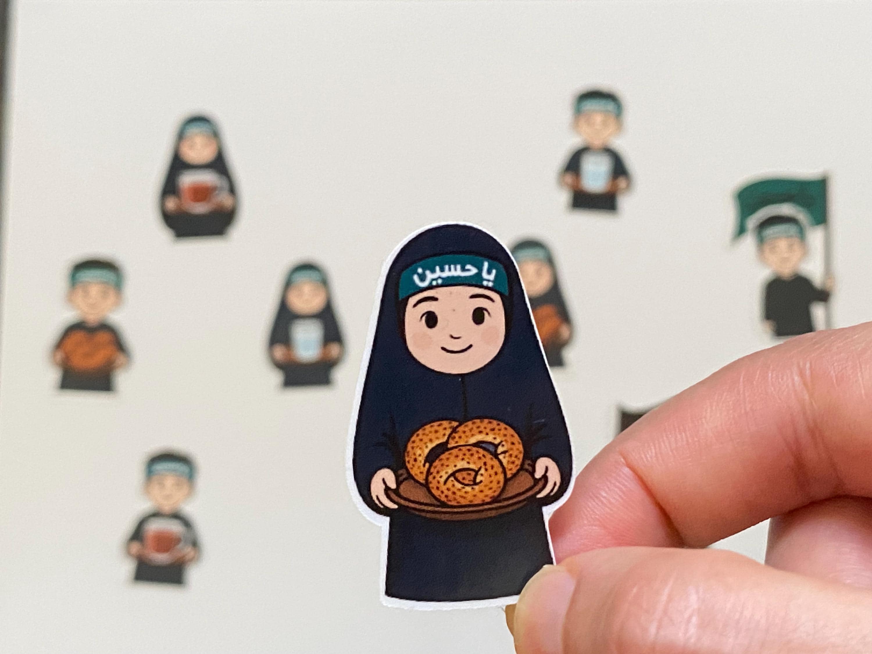 Muharram Stickers for Kids - Set of 10 Islamic Sticker Set, Ya Hussain ...
